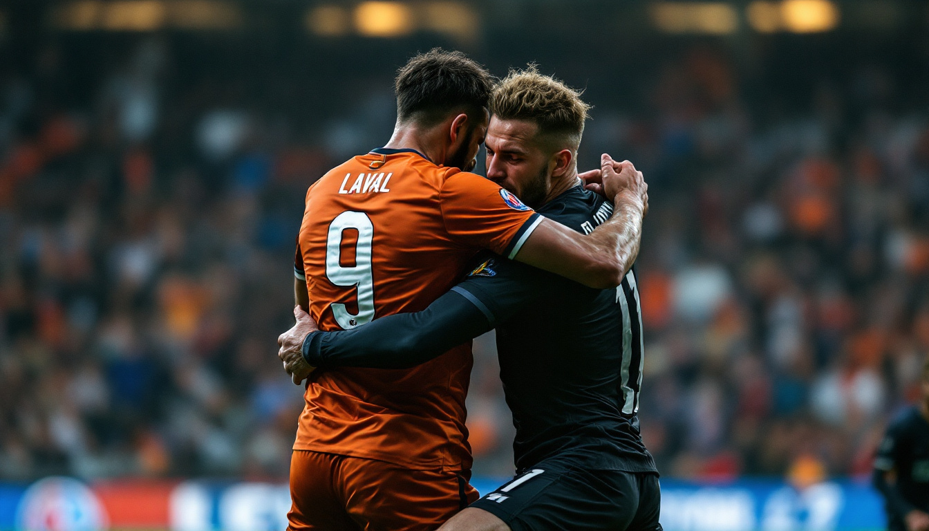 Ligue 2 : Lorient et Laval, un tango haletant sur le terrain