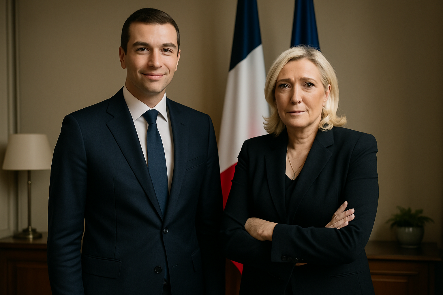 Jordan Bardella et Marine Le Pen : une synergie au-delà des clivages